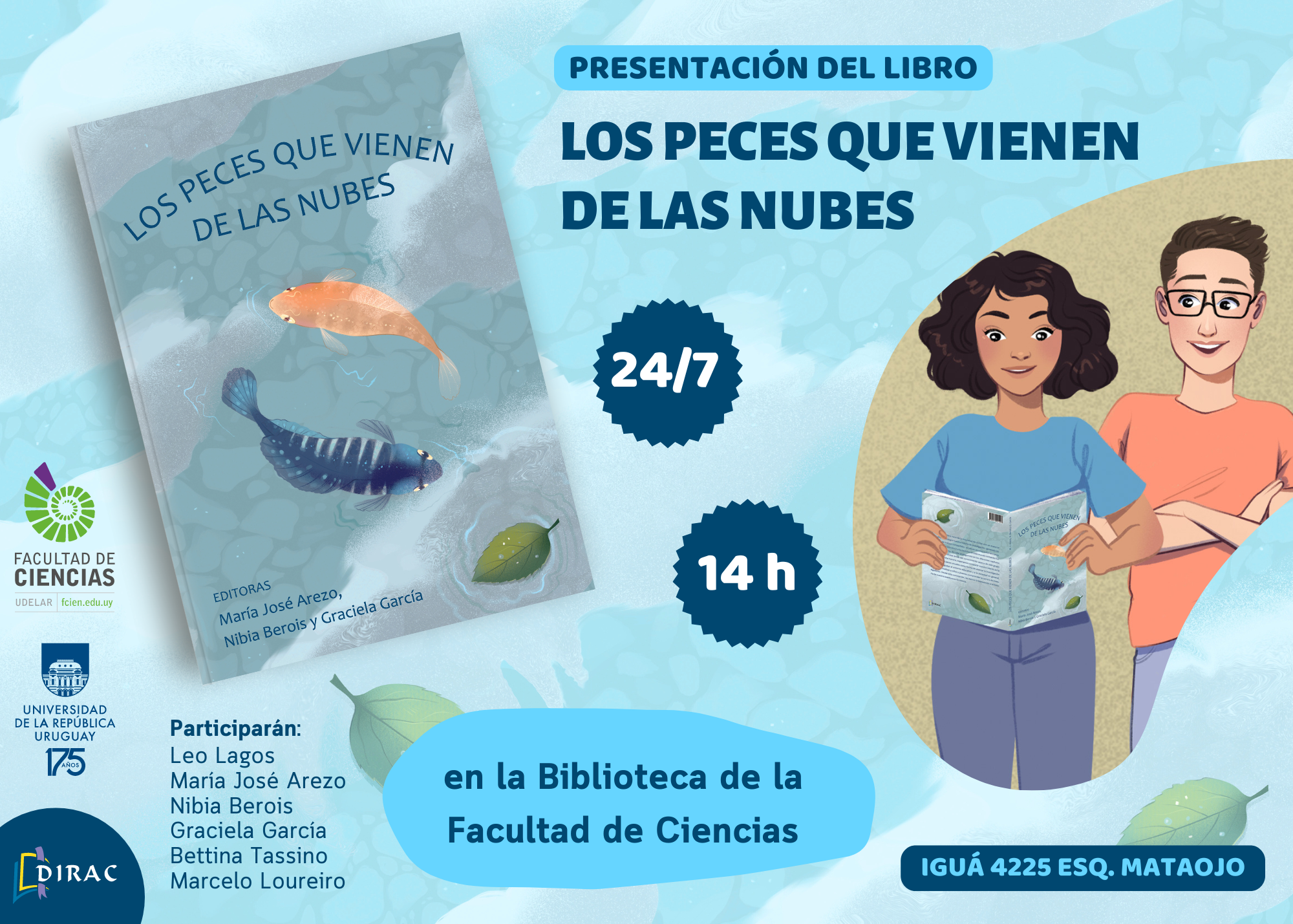 Presentación del libro: Los peces que vienen de las nubes